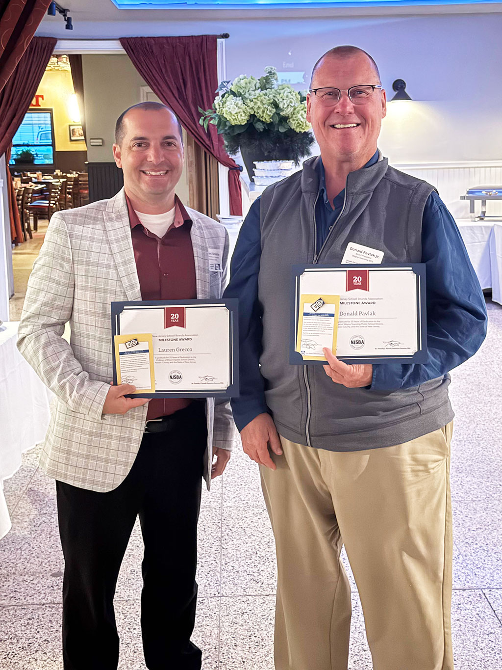 Passaic County School Boards Association Elects New Officers, Honors ...